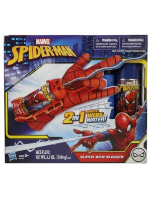 Spider-Man Super Web Slinger 2-in-1 with Web Fluid Marvel Comics New In ...