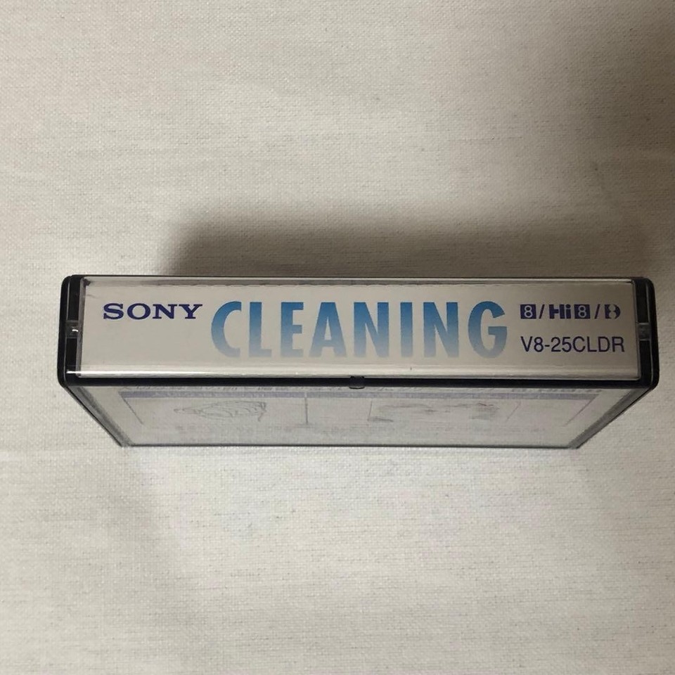 Sony V8-25CLD 8mm Video Head Cleaner Hi8 Digital8 Cassette tape | eBay