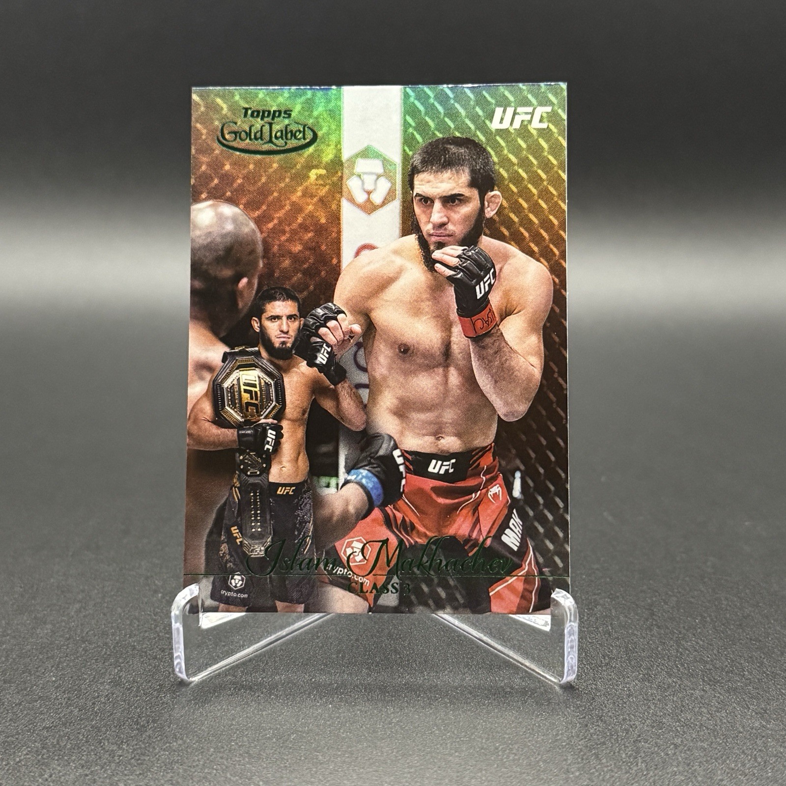Islam Makhachev 2024 Topps Gold Label UFC #39 Class 3 - Green Price ...