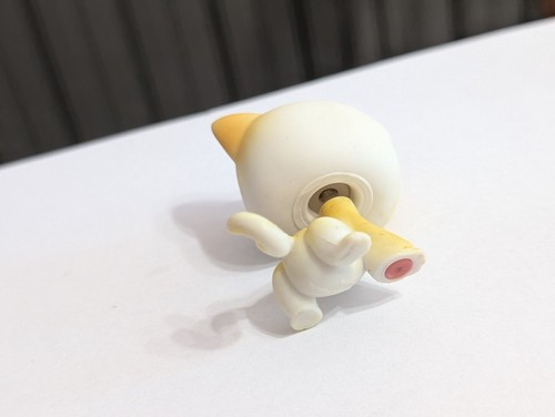 Littlest Pet Shop 73 LPS Authentic Yellow White Shorthair Paw Up Kitty ...