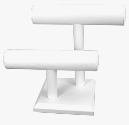 2 Tier Double T Bar Jewelry Display 10 1/2" x 8 1/4" | eBay