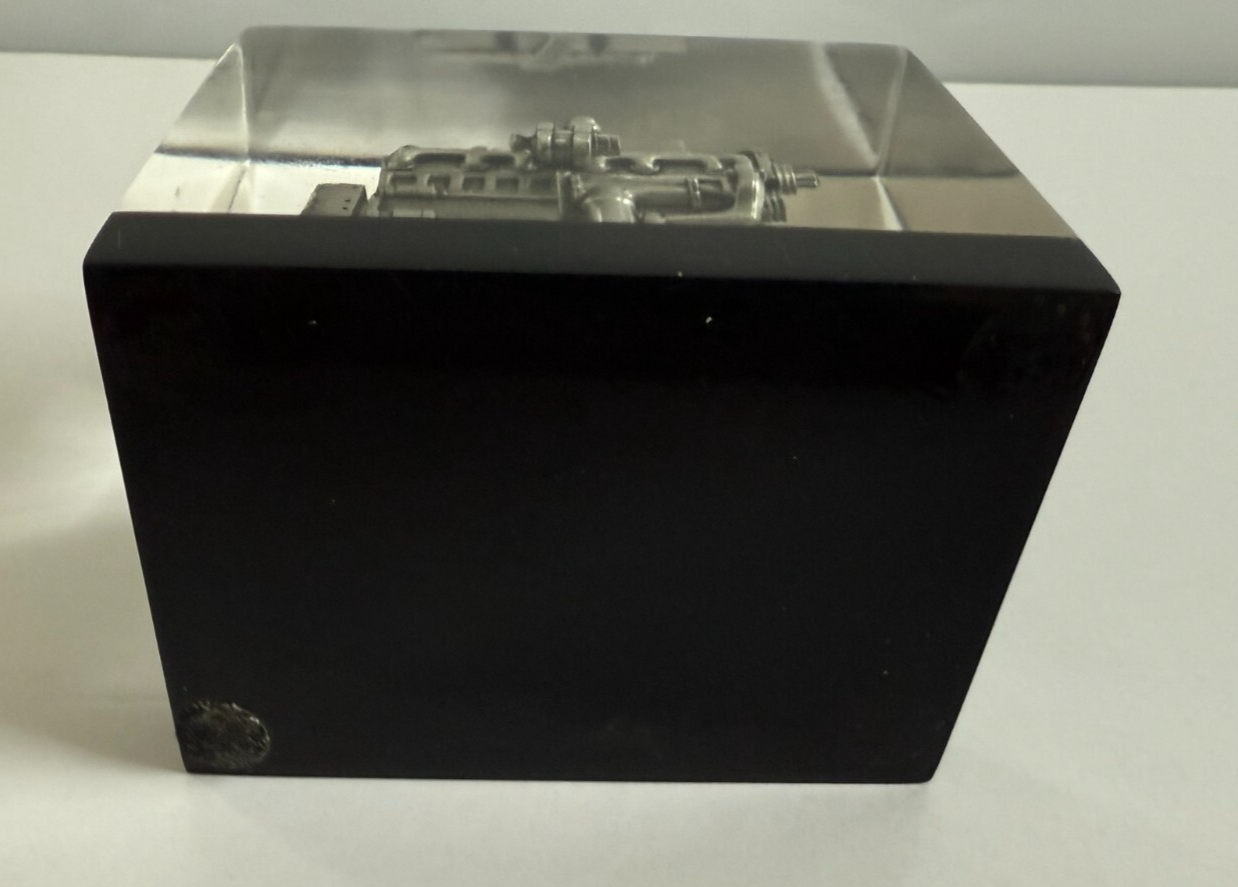 Vintage Lucite Cummins Formula 300 Diesel Engine Paperweight Salesman ...