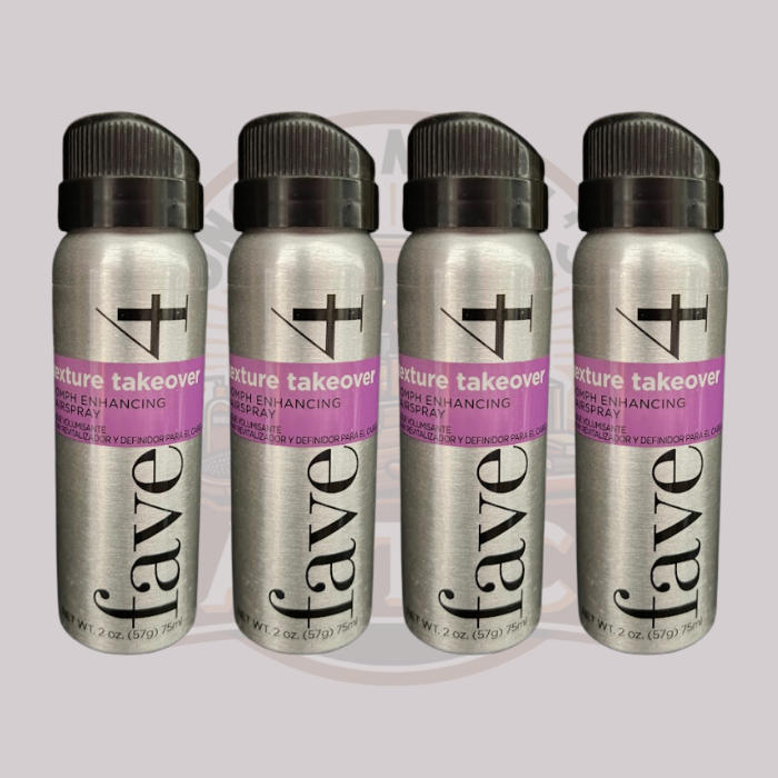 Fave4 Texture Takeover 2oz Oomph Enhancing Hairspray - NEW!!! (4 Pack ...