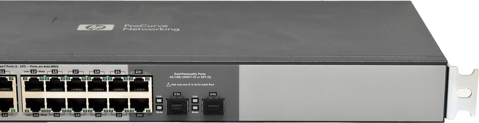 HP ProCurve 1810G-24 J9450A 24-Port RJ-45 GE Switch 2x 1G SFP | eBay