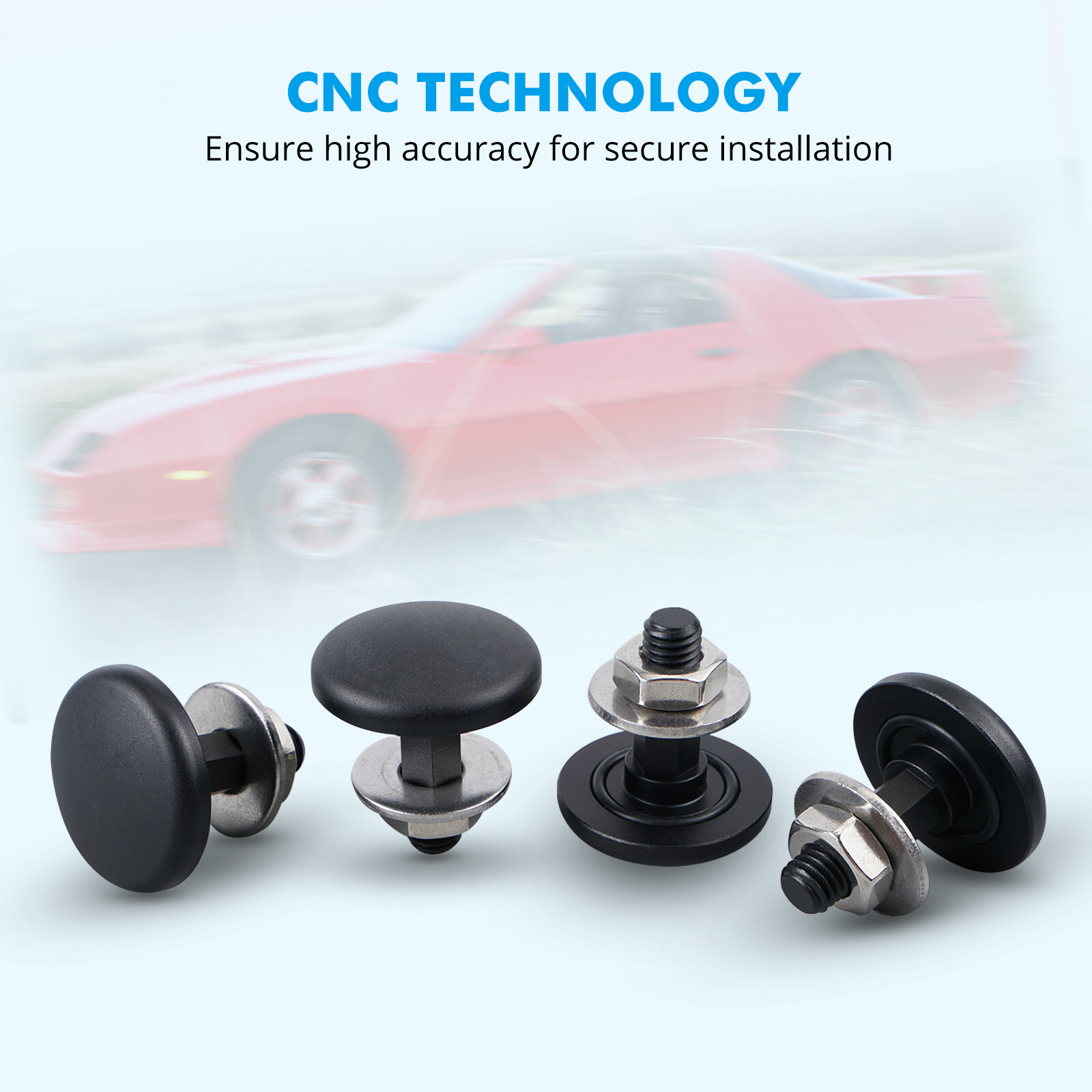 Rear Hatch Hinge Bolts For Pontiac Firebird 1982-1992 Anodization ...