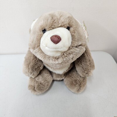 GUND Light Brown Vintage SNUFFLES BEAR Plush W/ TAG 9" Stuffed Teddy ...