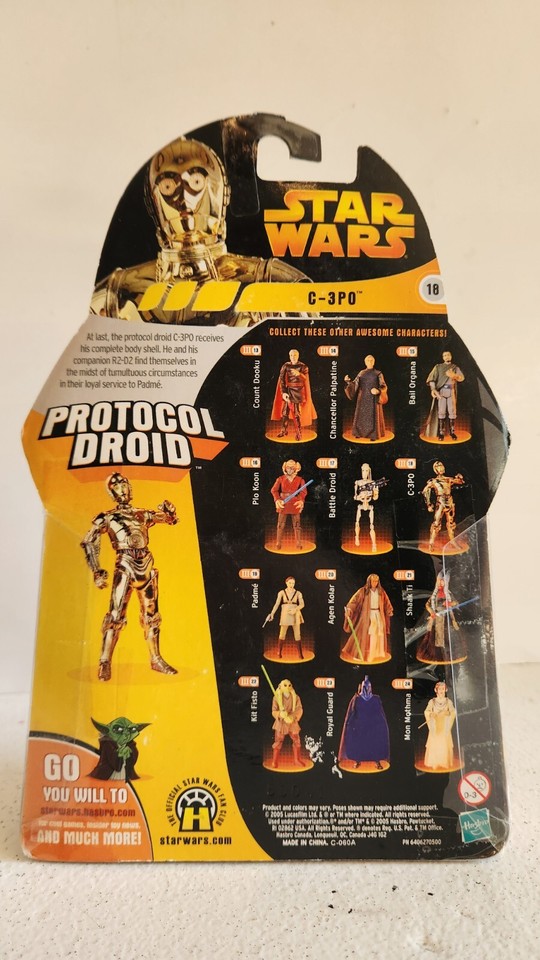 Star Wars Revenge Of The Sith C-3PO Protocol Droid 3.75 Figure 2005 IN ...