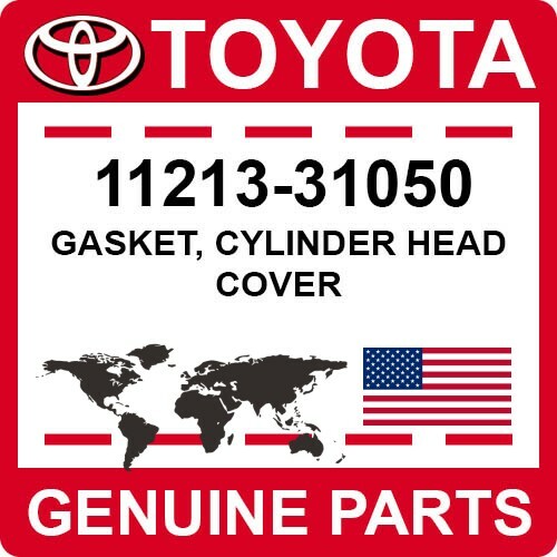 11213-31050 Toyota OEM Genuine GASKET, CYLINDER HEAD COVER | eBay