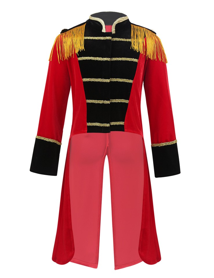 Kids Boys Circus Ring Master Costume Halloween Dress Up Ringmaster AU ...