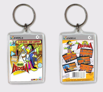 Count Duckula Commodore Amiga Keyring | eBay UK