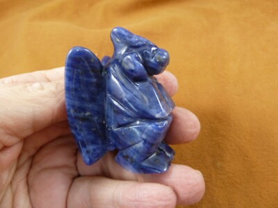 Y-GAR-700) little Blue sodalite statue GARGOYLE gemstone GARGOYLES ...