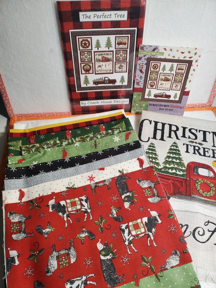 Homegown Holidays Quilt Kit by Deb Strain for Moda Fabrics Finished ...