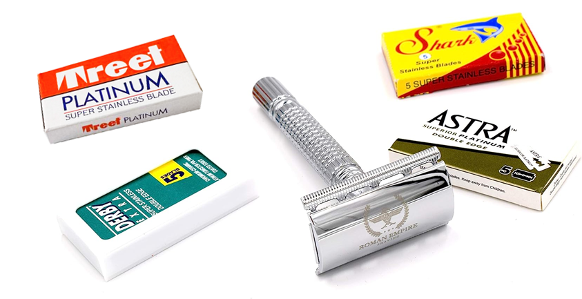 Roman Empire Shaving Augustus Safety Razor | Double Edge Razor with 20 ...