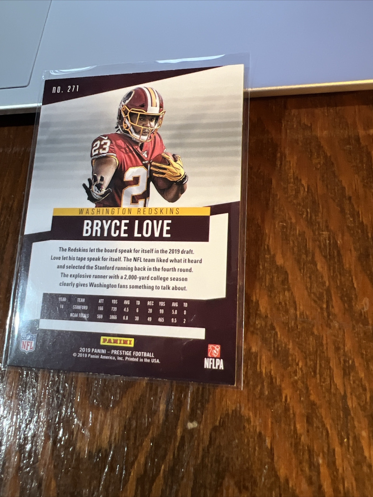 Bryce Love 2019 Panini Prestige Rookie Short Print SP Card RC #271 ...