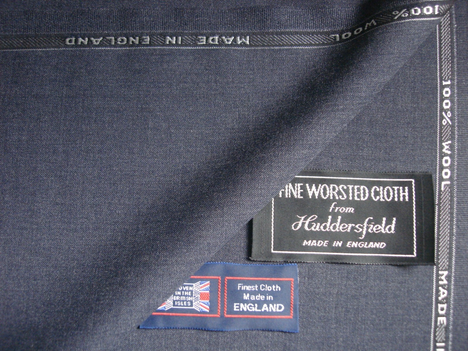 100% MERINO WOOL SUITING FABRIC MADE IN ENGLAND By: Joseph H. Clissold ...