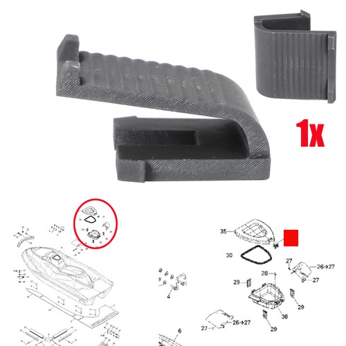 269500719 Glovebox Latch For Seadoo RX, GTI, GTS, GTILE RXP,RXP-X 2000 ...