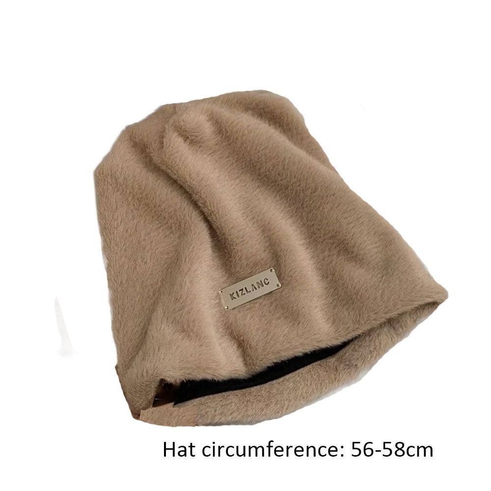 Fashion Bonnet Caps Cold-proof Stacking Hat Beanies Hats Indoor Outdoor ...