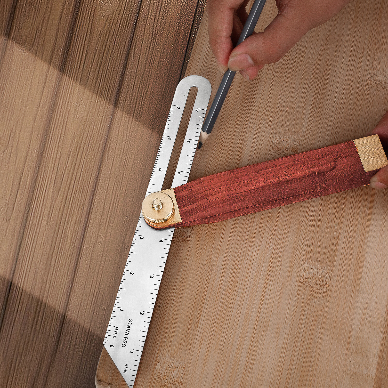 9 Inch Carpentry Squares Adjustable Carpentry Square Bevel Gauge with🧸 ...