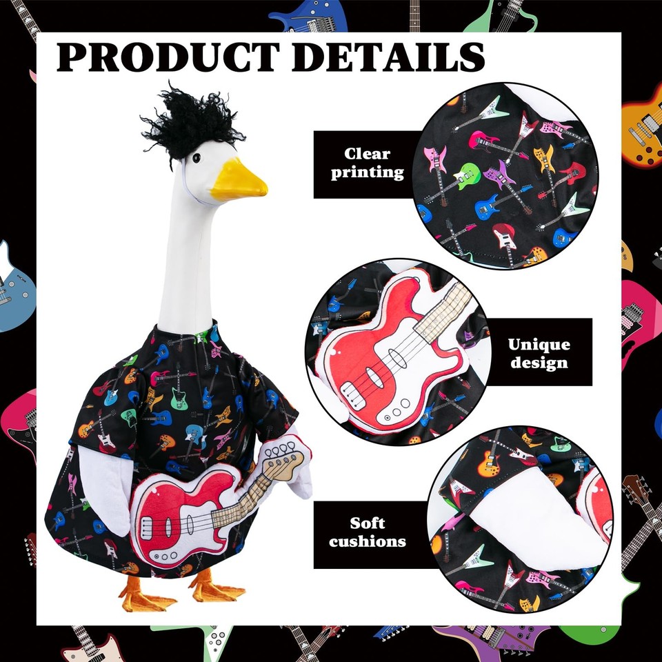 Rock and Roll Porch Goose Outfits, 80s 90s Hip Hop Costume Outfit for ...