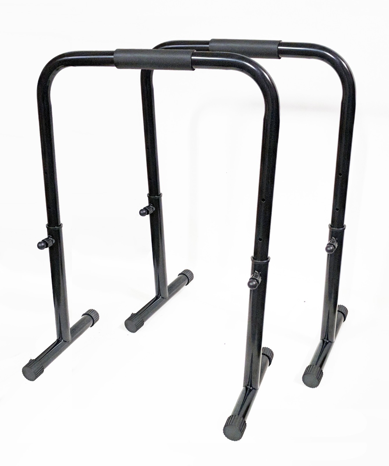 HENCHGRIPZ Adjustable Height Parallettes | Dip Bars Station Machine MMA ...