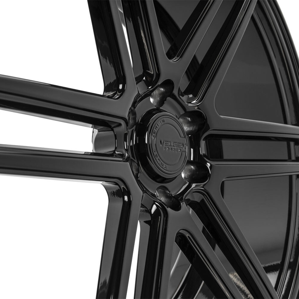 22" Velgen VFT6 Gloss Black 22x10 Forged Concave Wheels Rims Fits Ford ...