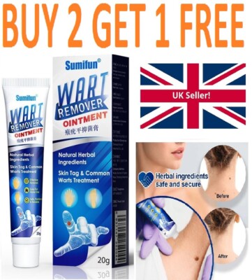 Wart Removal Remover Treatment Cream Gel Skin Tag Filiform Common Flat ...