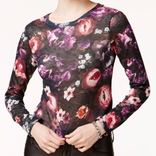BAR III SEXY PRINTED FLORAL SHIRTS KNIT PULLOVER TOP Sz M NWT $ 40 | eBay