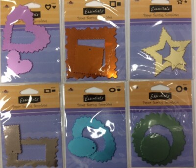 PLAID PAPER TEARING TEMPLATE RIPPER TOOL RULER DECKLED EDGE CRAFT 6 ...