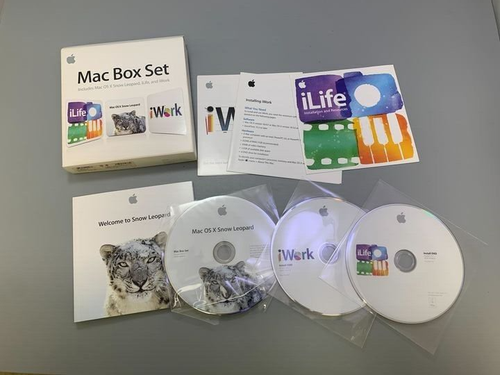 Apple 2011 Mac Box Set MC68OZ/A Mac OS X Snow Leopard iLife '11 iWork ...