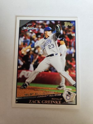 2009 Topps Baseball Card Zack Greinke UH186 | eBay