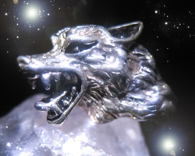 Metaphysical RING SACRED WOLF TRANSFORMATION Magick Scholars Cassia4 | eBay
