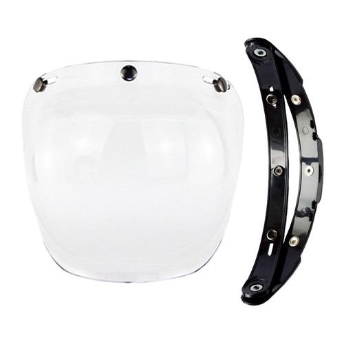 3 Snap Lens Visor for Open Face Clear | eBay