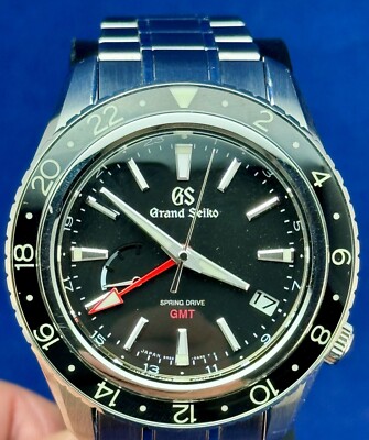Luxurious Grand Seiko GMT Spring Drive SBGE201G Automatic Sports Watch ...