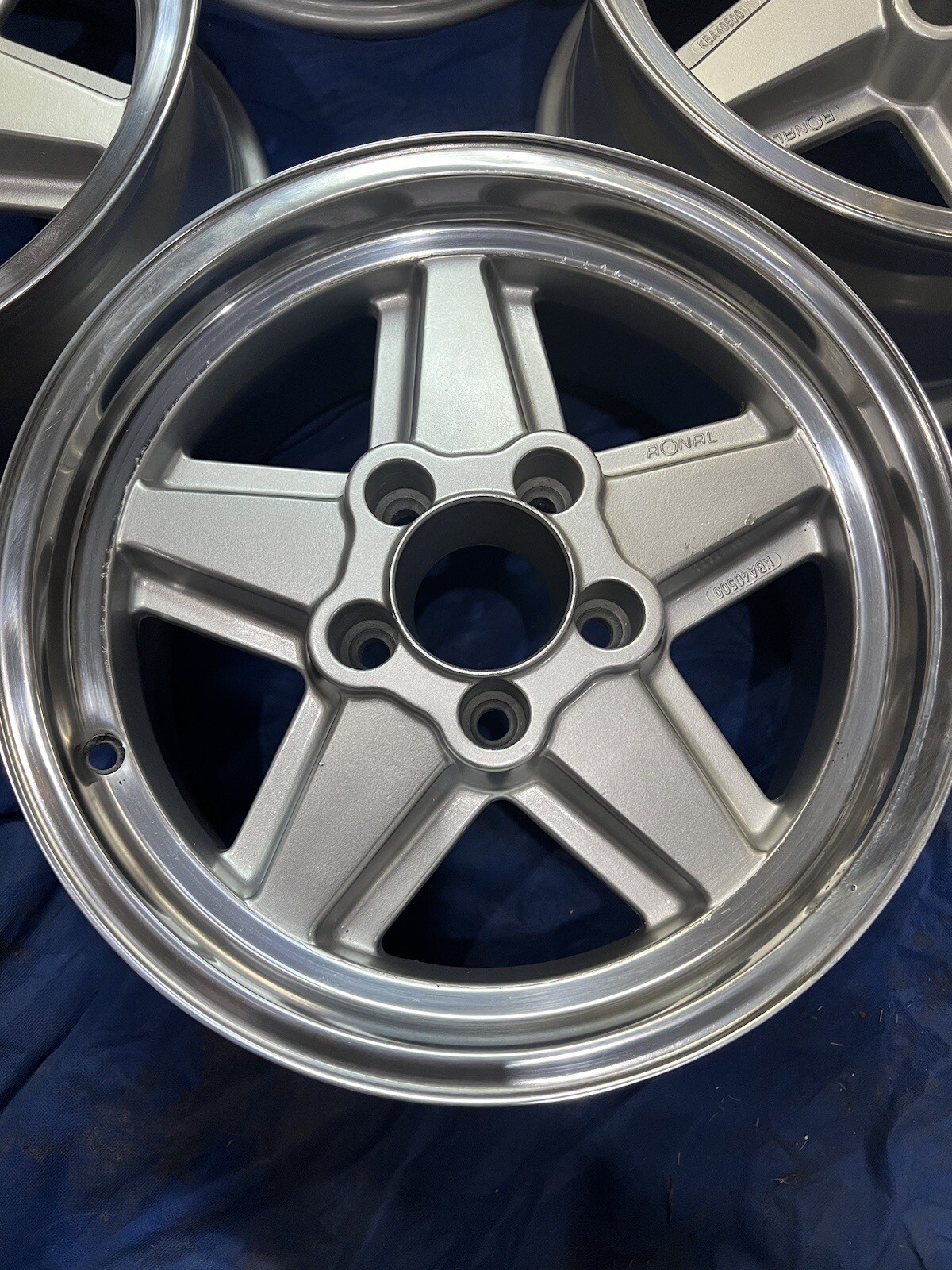 Ronal R9 Penta AMG Wheels W/ OEM Ronal Lug Bolts - 5x112 MERCEDES for ...