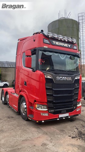 Low Bar + LEDs + Down Lights To Fit New Gen Scania 2017+ R & S Normal ...