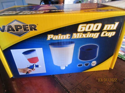 VAPER Brand New- Box 600ml (20oz) PPS Gravity Spray Gun Paint Mixing ...