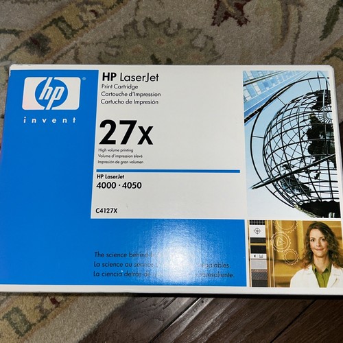 Genuine HP 27X High Volume Black Print Toner Cartridge C4127X - FACTORY ...