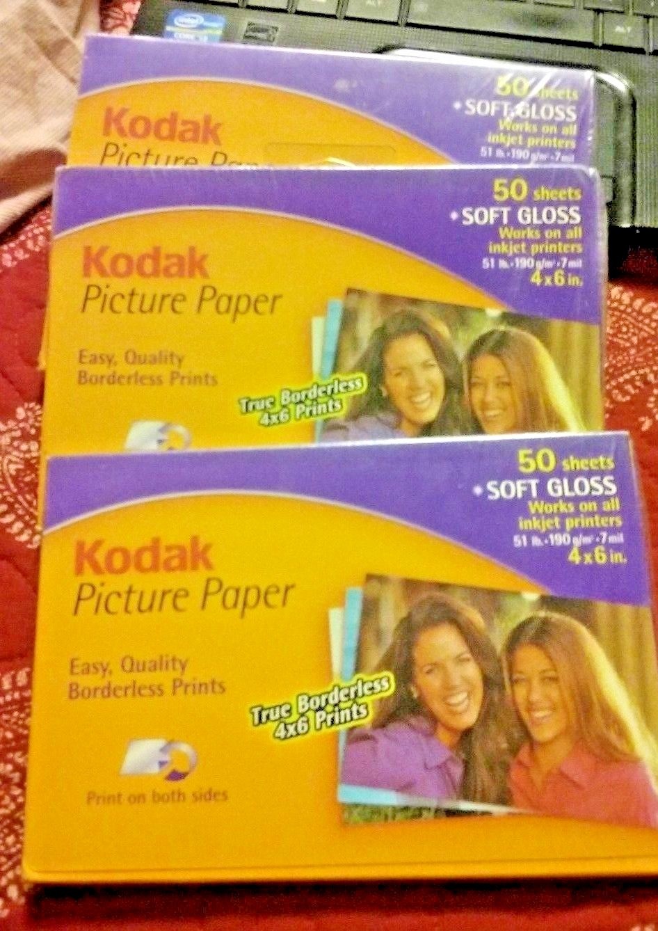 Kodak Picture Perfect Paper For Ink Jet Prints 50 Soft Gloss Sheet FREE ...
