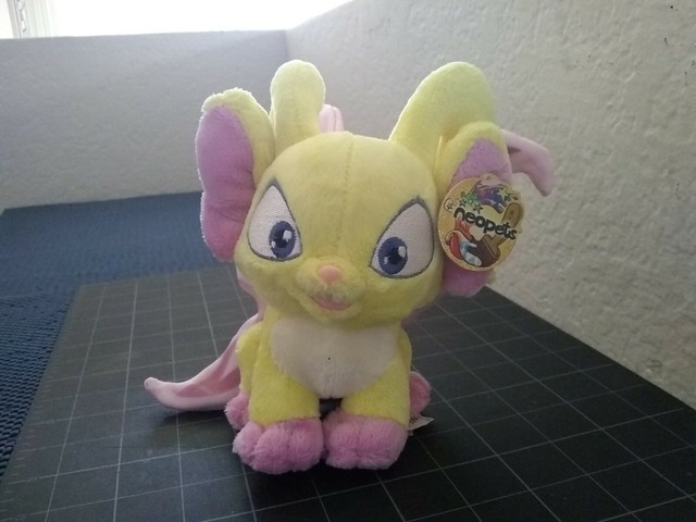 Plush Neopets Plushie Dolls Faerie Acara Yellow With Pink Wings 7" for ...