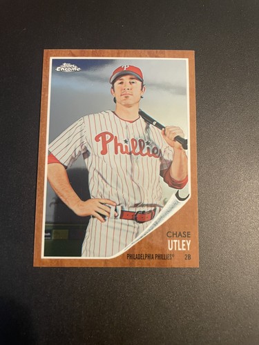 Chase Utley 2011 Topps Heritage Chrome C151 Philadelphia Phillies /1962 ...