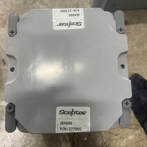 Scepter JBX666 6"x6"x6" PVC Junction Box 277005 JBOX IPEX | eBay