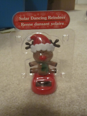 Solar Dancing Reindeer Christmas Holiday new in package | eBay