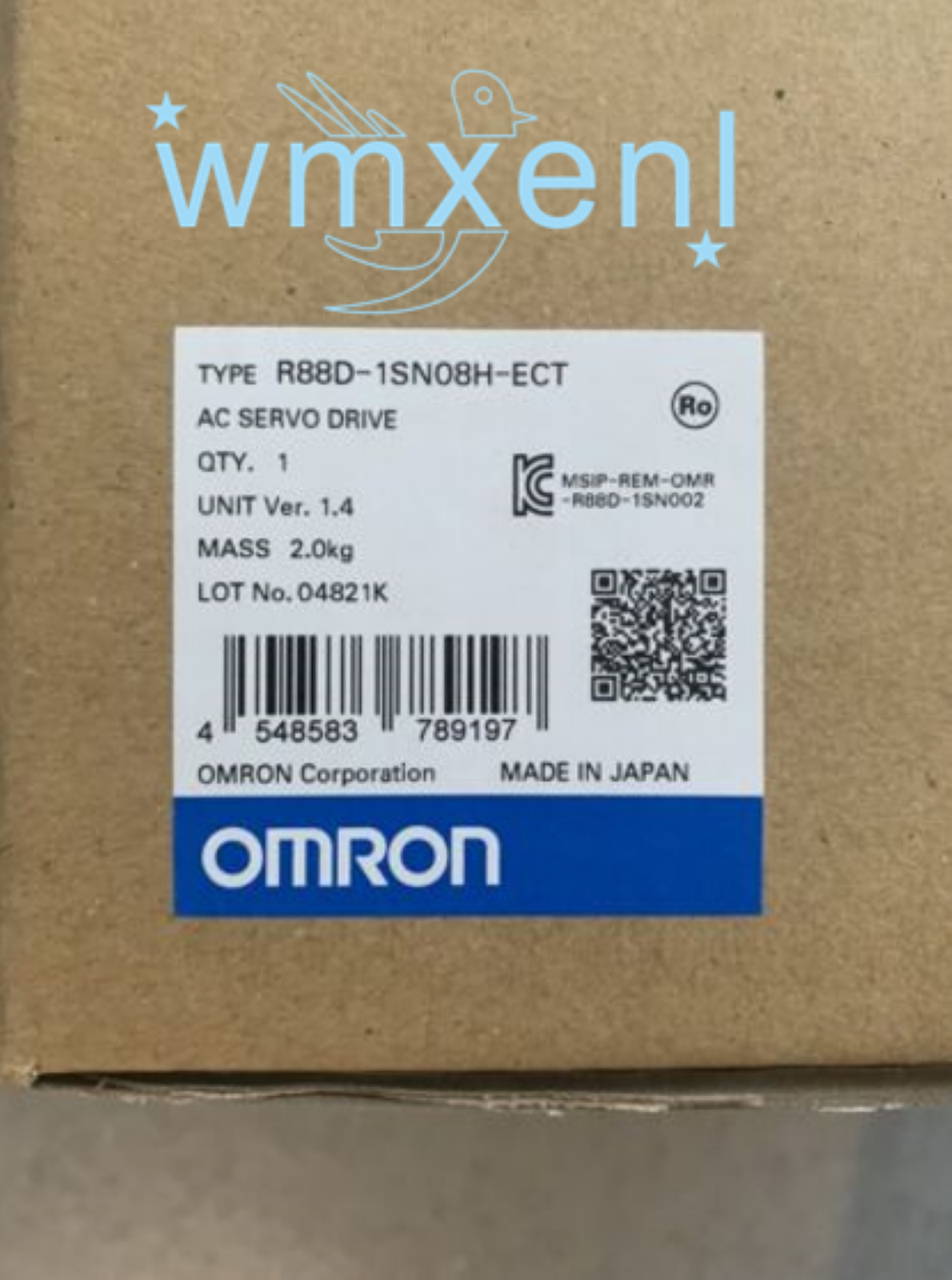 1PC Omron R88D-1SN08H-ECT AC Servo Motor R88D1SN08HECT Expedited for ...