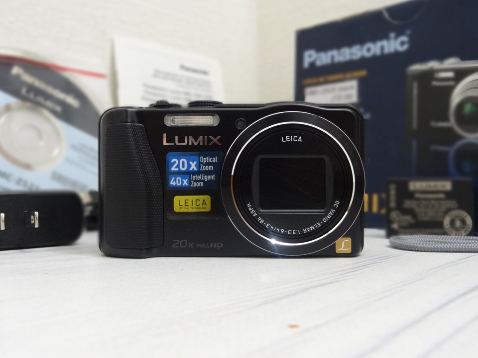PANASONIC LUMIX DMC-ZS25 16MP 20x Zoom Digital Camera Black | eBay