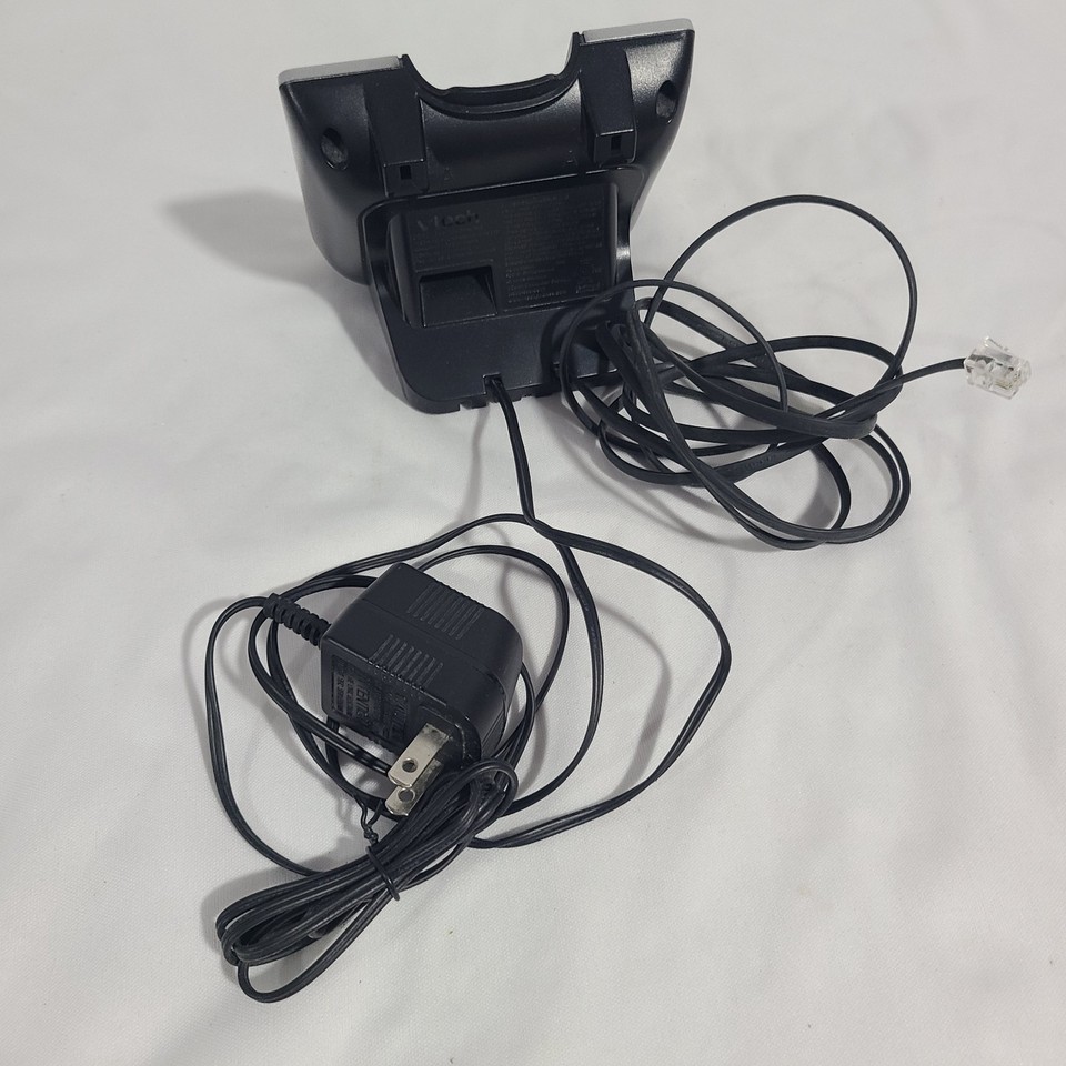 VTech Cordless Phone Handset & Charger Cradle Base With Power & Phone ...