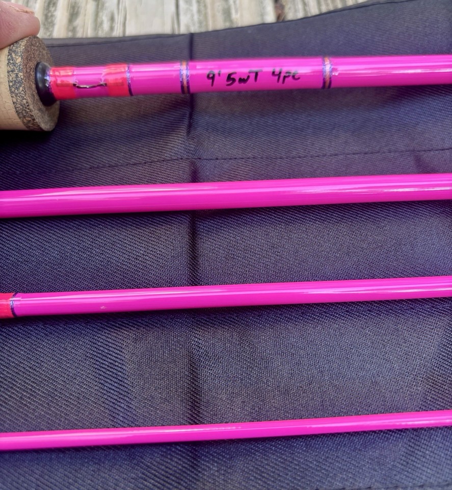 9 ft 5 wt fly rod IM7 Medium Fast 4 Piece | eBay