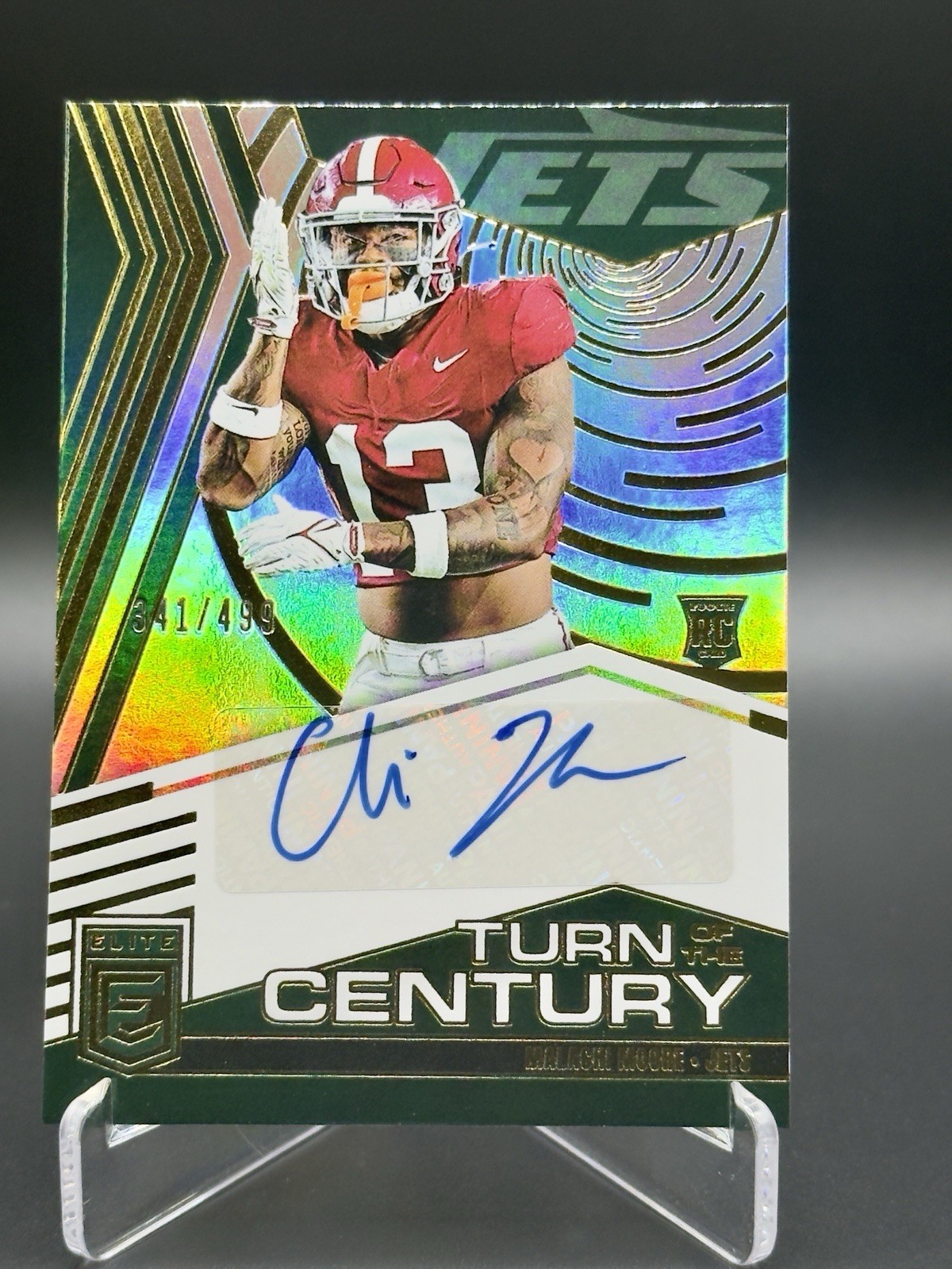 2025 Donruss Elite Malachi Moore RC Auto /499 New York Jets rookie #TOC ...