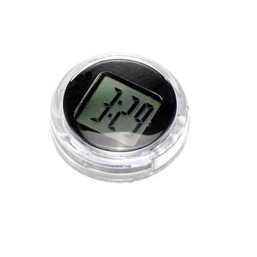 Motorcycle Digital Clock Watch Stick on Motorbike Waterproof Mini T3T7 ...