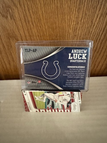 2012 Topps Factory Set Patch ANDREW LUCK ROOKIE CARD #TLP-AP COLTS | eBay