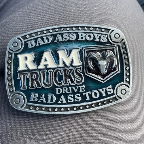 Dodge Ram Trucks Diesel Bad Ass Boys Drive Bad Ass Toys Metal Belt ...